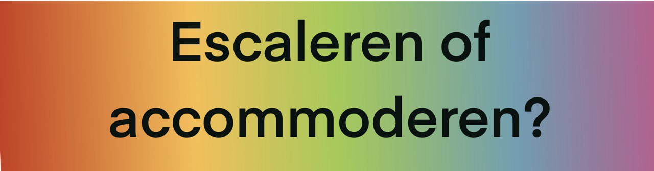 Escaleren of accommoderen bij PDA - Ploeteren